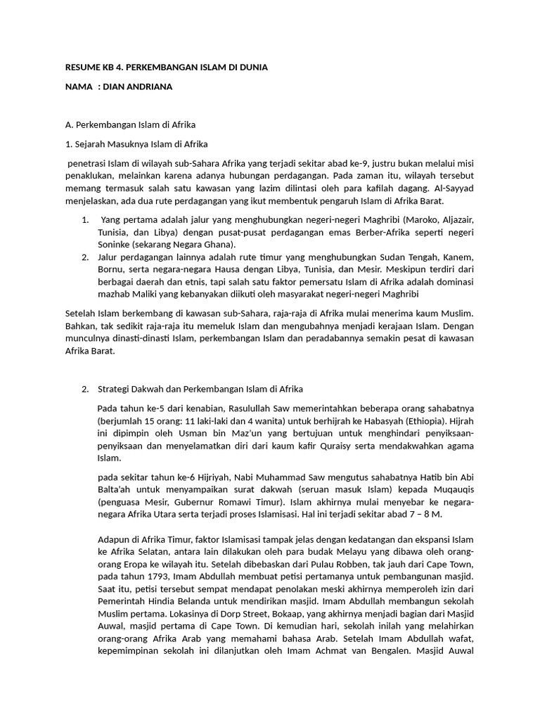 Resume KB 4 Ski | PDF