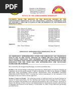 Barangay Appropriation Ordinance - Revised Blank | PDF | Budget ...