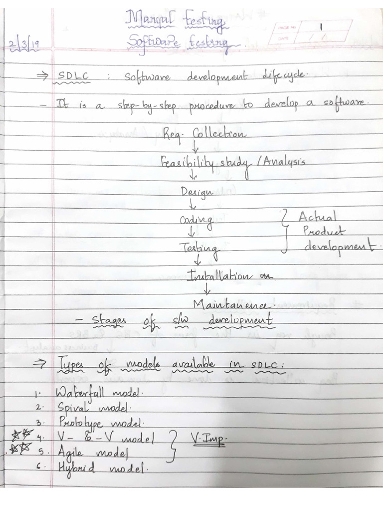 Manual Testing Notes Pdf 1482