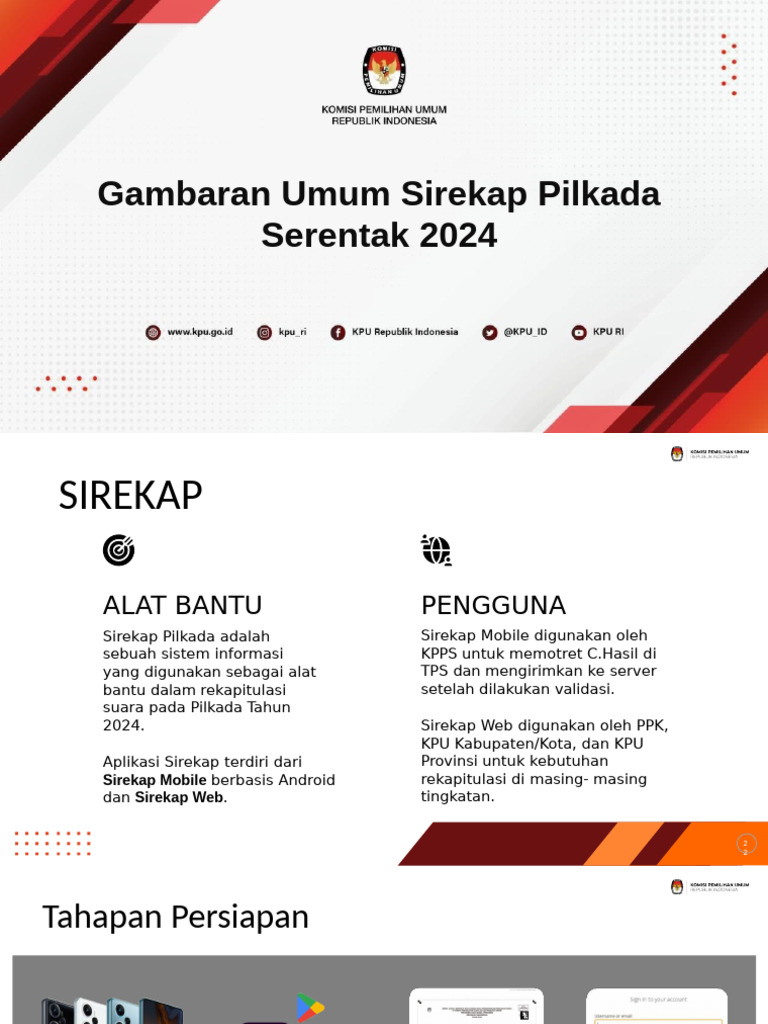 Sirekap Pilkada 2024: Panduan Penggunaan | PDF