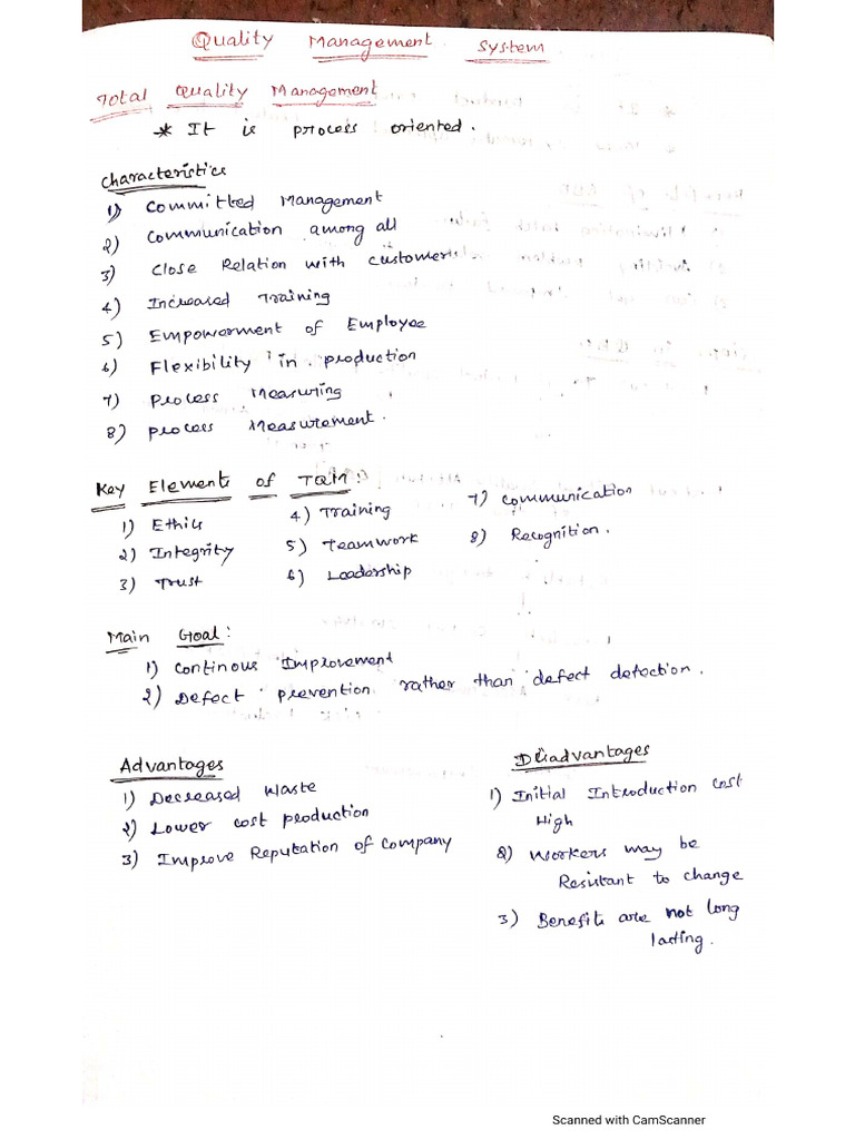 Quality Management System | PDF