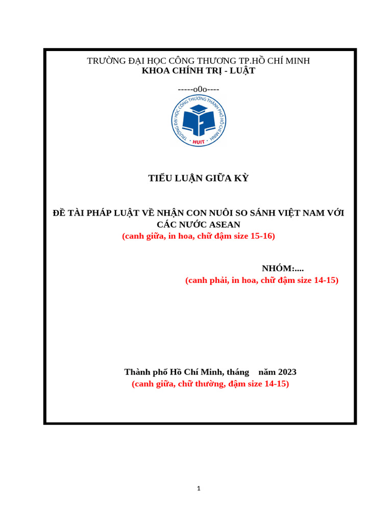 Bieu Mau Tieu Luan | PDF