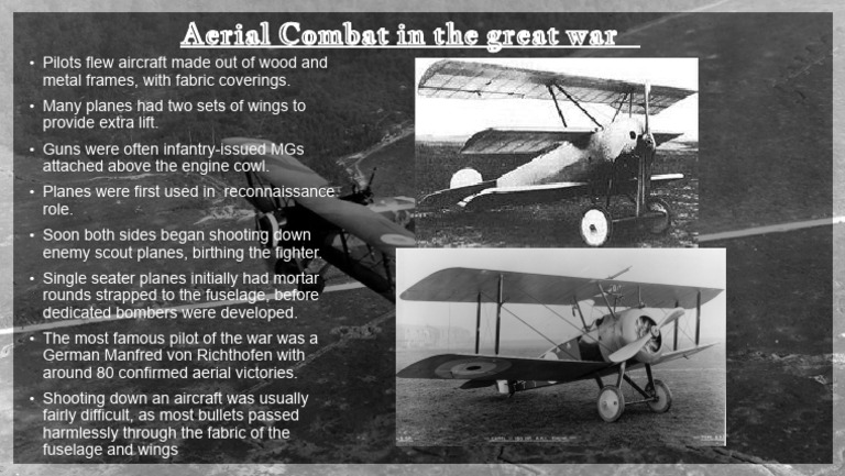 WW1 Aerial Combat Slide | PDF