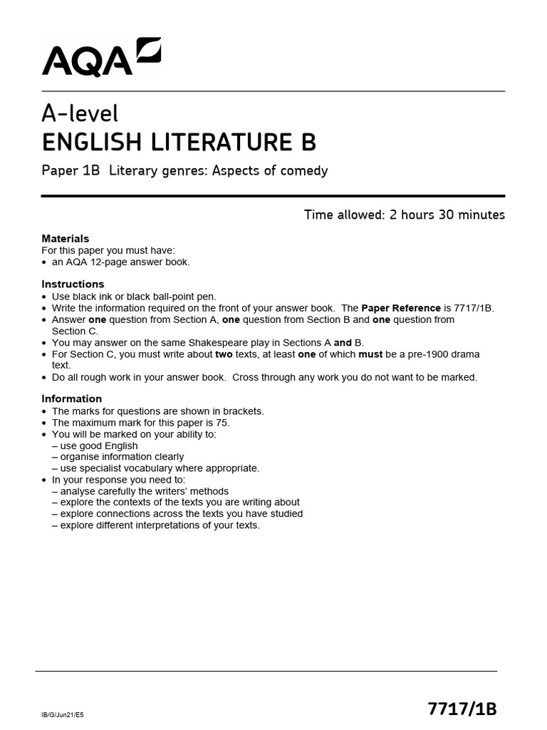 A-Level English Lit: Comedy Analysis | PDF | The Taming Of The Shrew