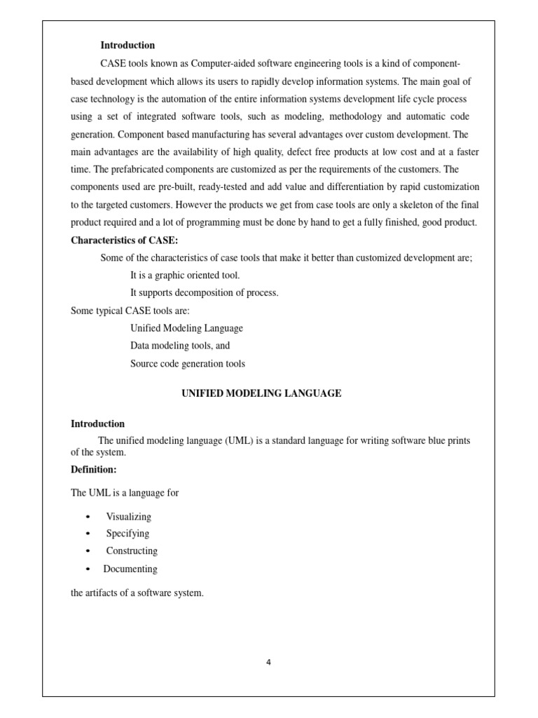 Case Tools & UML Introduction | PDF | Class (Computer Programming) | Automated Teller Machine