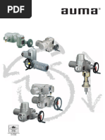 Auma Actuator Catalogue | PDF | Switch | Electric Motor