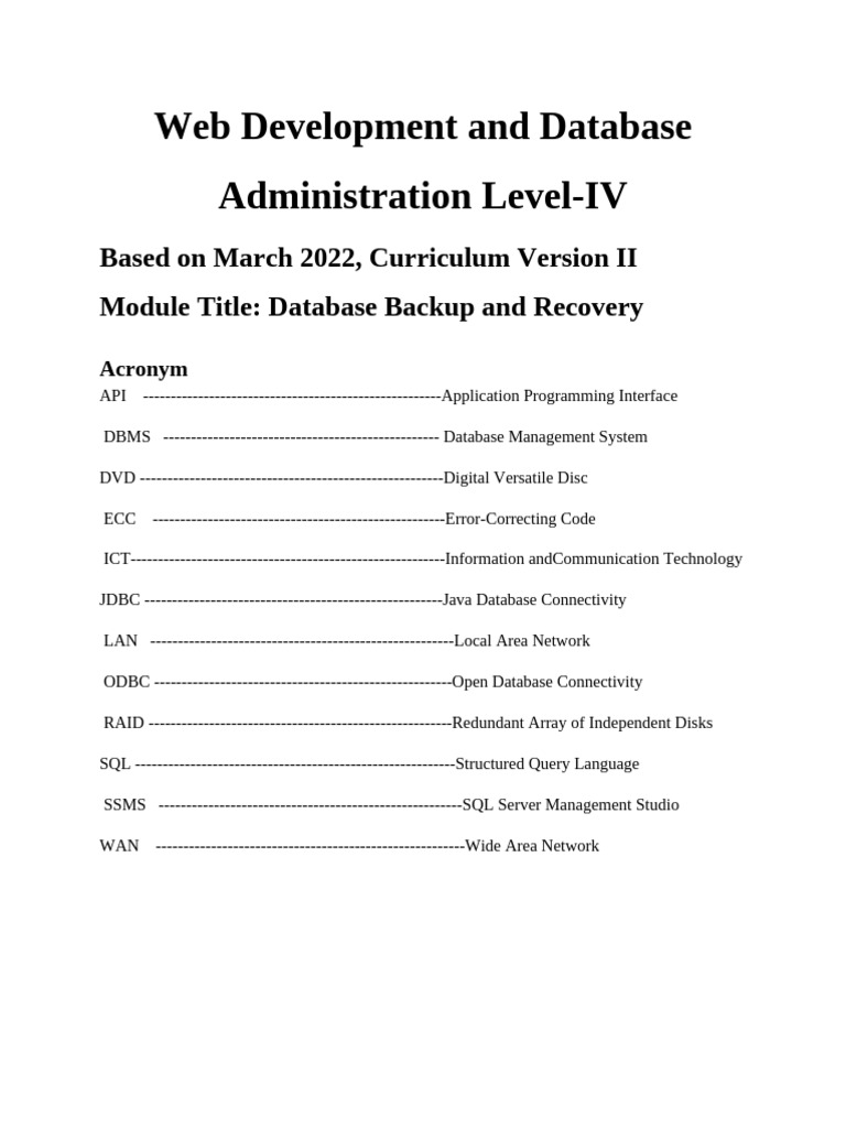 Mo7 | PDF | Backup | Databases