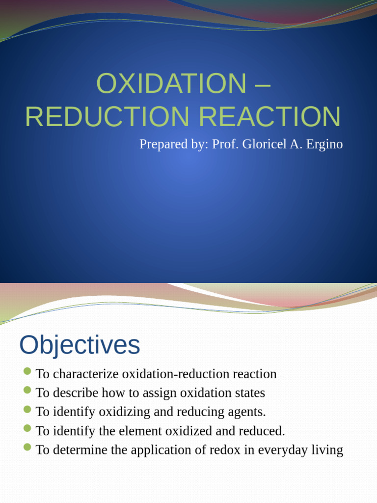 Redox Reactions: Concepts & Applications | PDF | Redox | Chemical Reactions