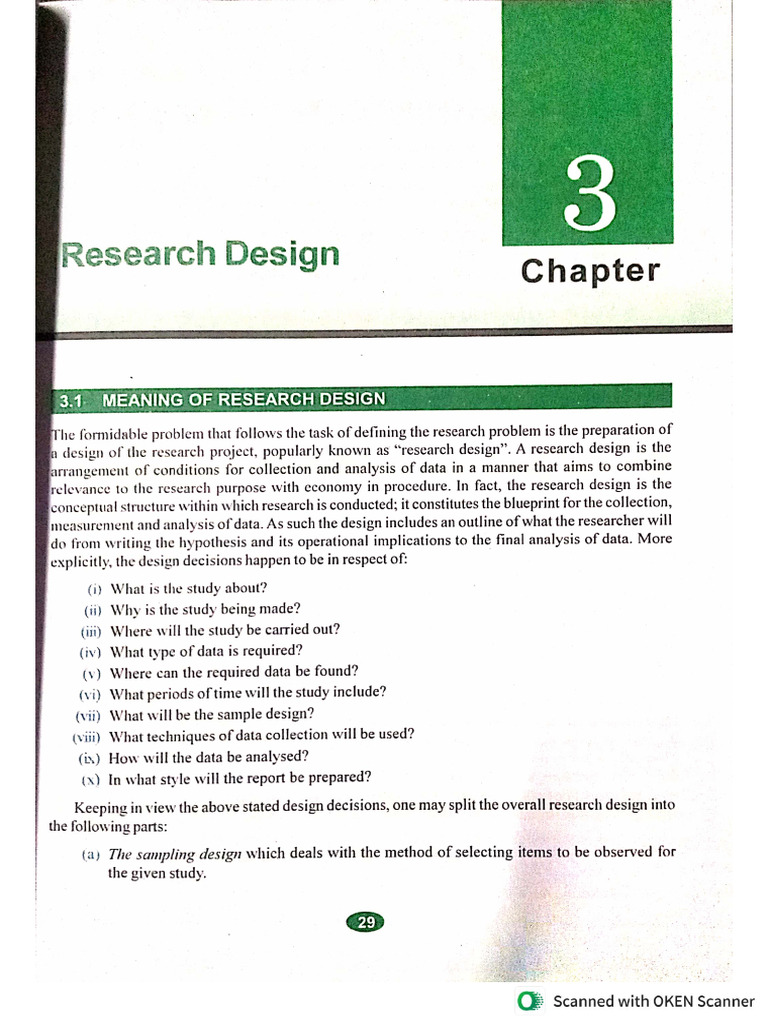 Research Design | PDF