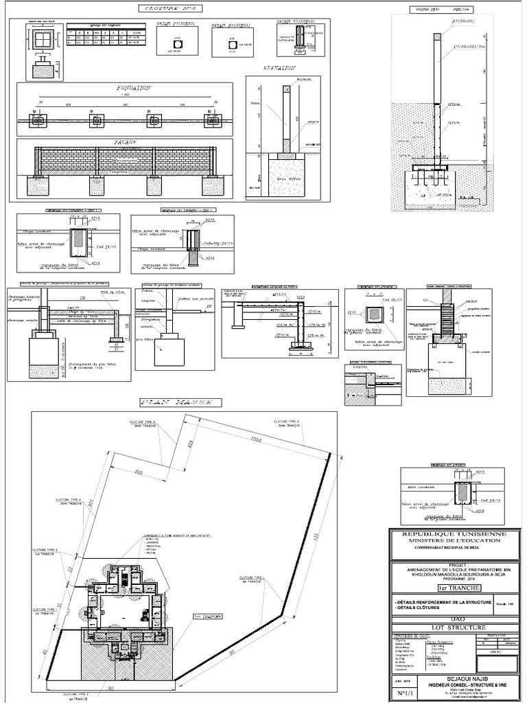 Planche 1 Structure | PDF