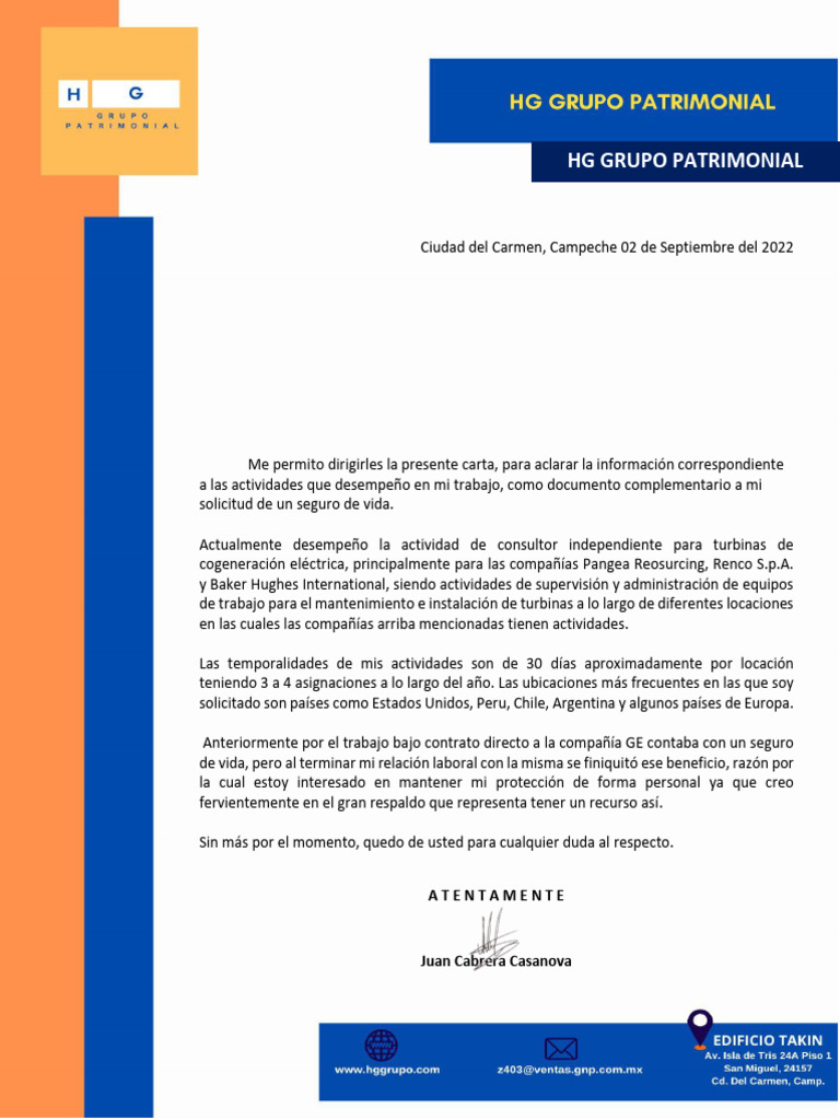 Carta JCC | PDF