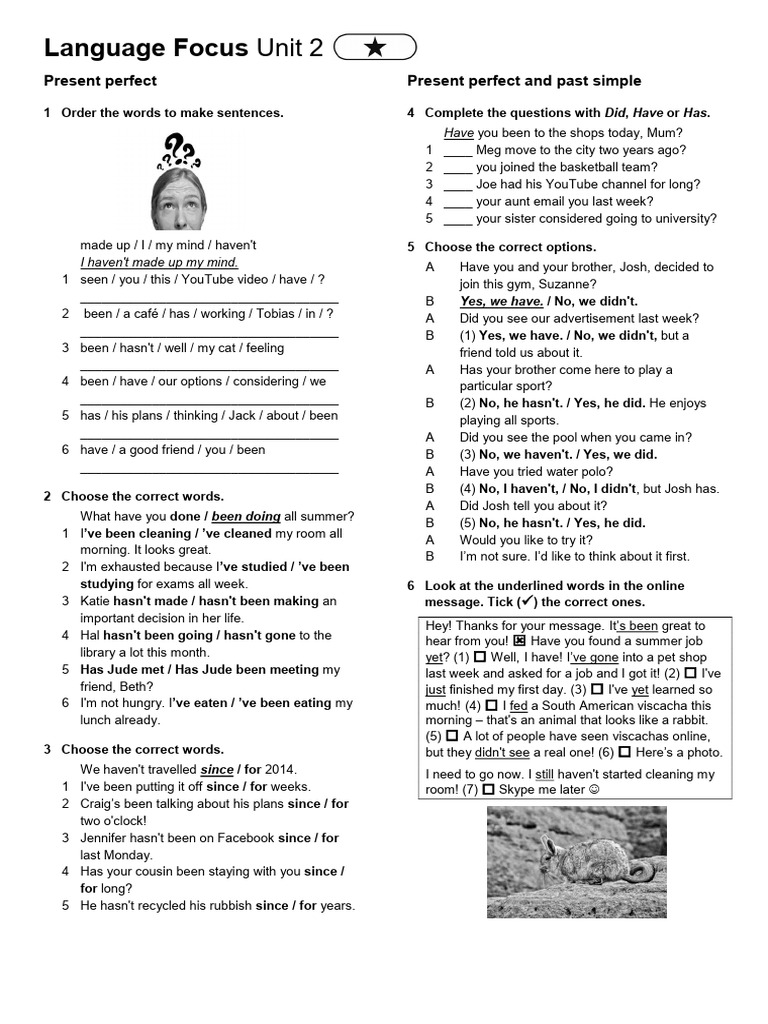 Tiếng Anh 9 Friends Plus - Unit - 2 - langfocus - one - star | PDF ...