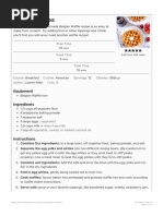 Preppy Kitchen Waffle Recipe | PDF | Waffle | Fat