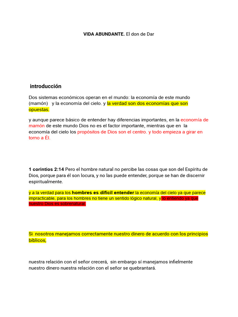 Vida Abundante 3.o | PDF | Diezmo | Abrahán