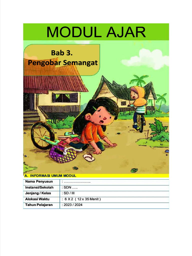 Modul Ajar Modul Ajar: Bab 3. Bab 3. Pengobar Semangat Pengobar Semangat | PDF