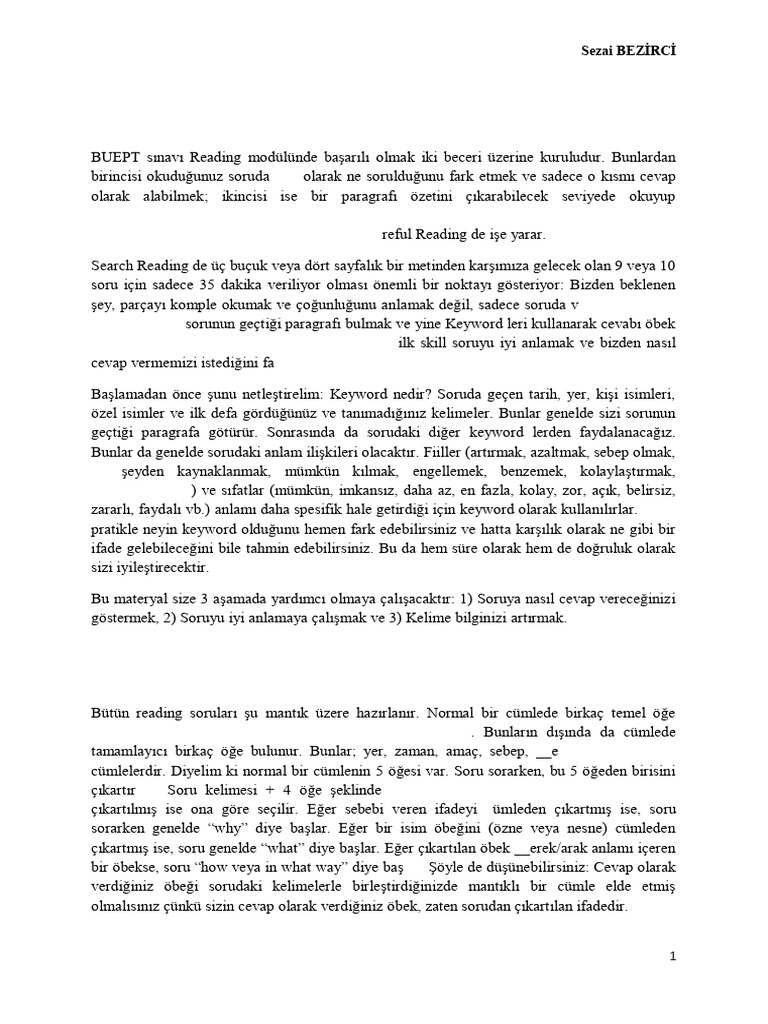 Reading Aid | PDF