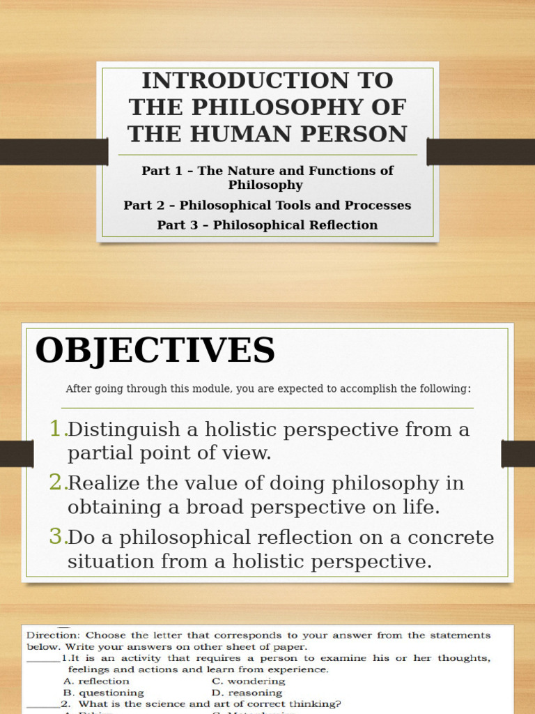 G12 - M1 Intro To Philo | PDF | Dialectic | Reason
