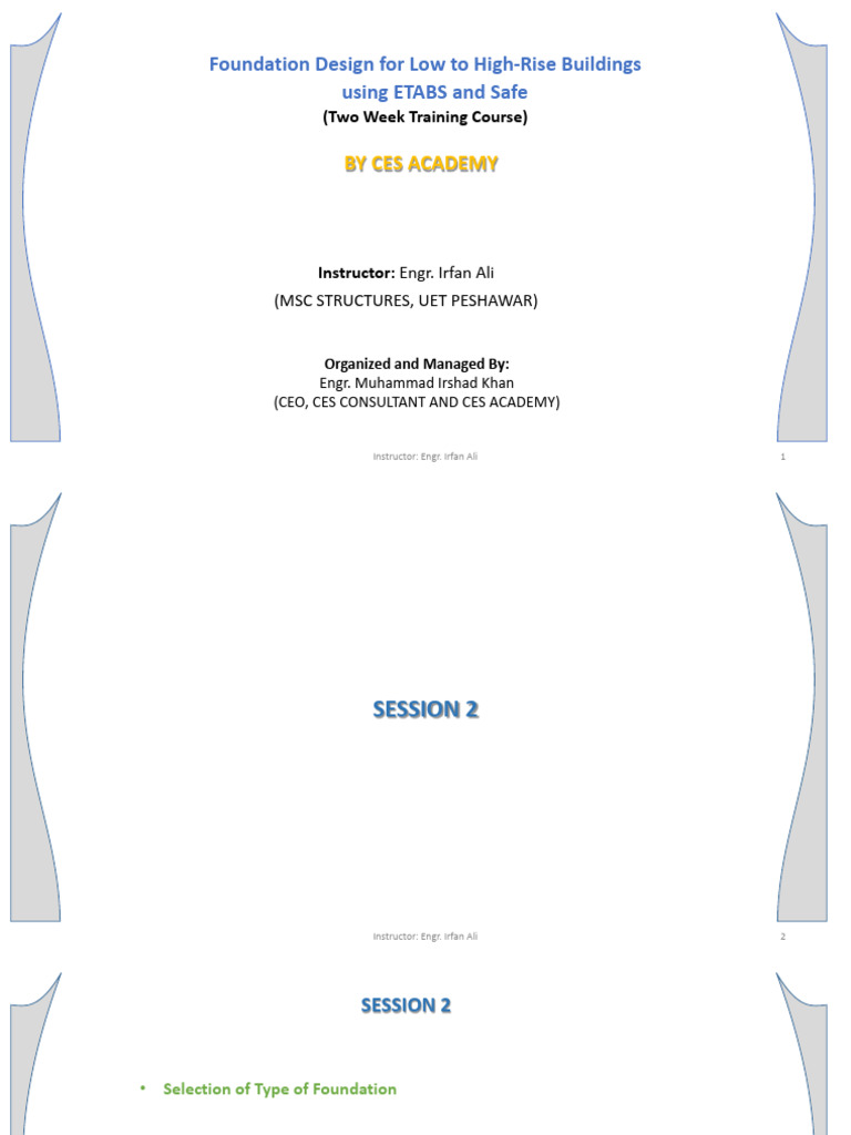 Session - 2 | PDF | Foundation (Engineering) | Deep Foundation