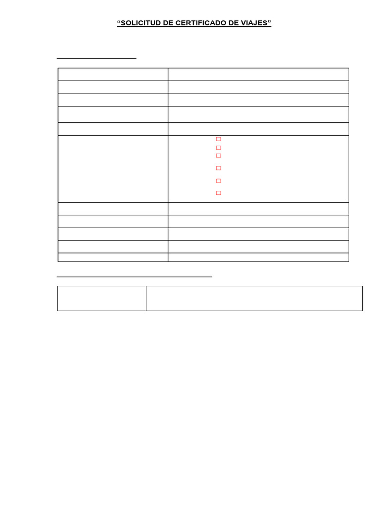 Solicitud Certificado de Viajes Mar 2024 | PDF | Documento de identidad | Gobierno