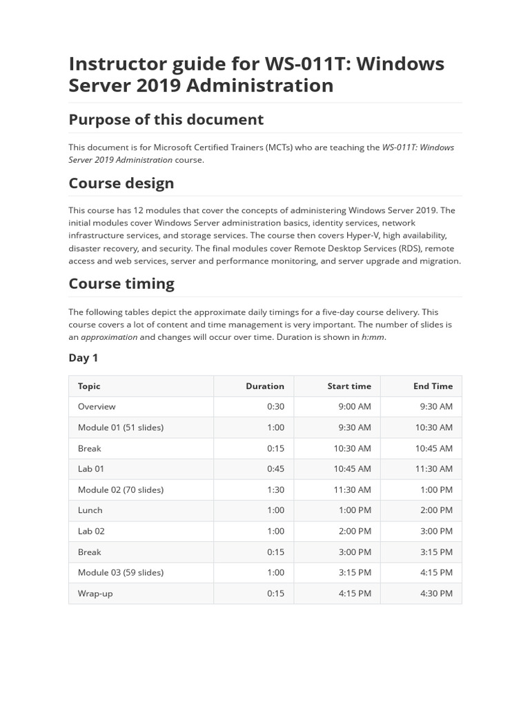 WS 011T00A ENU TrainerPrepGuide | PDF | Microsoft Power Point | Hyper V