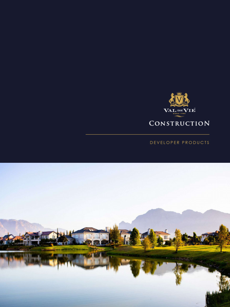 Val de Vie Construction Brochure | PDF