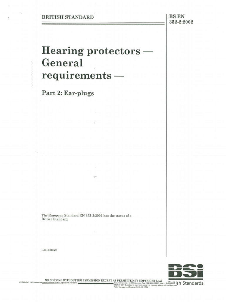 BS en 352-2-2002 | PDF