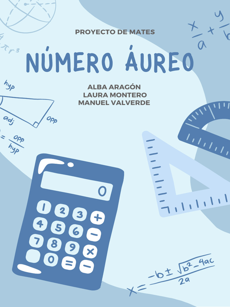Documento A4 Portada Proyecto de Matemáticas | PDF | Secuencia | Matemáticas