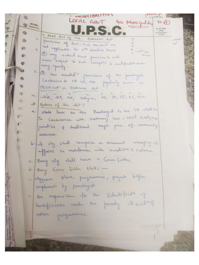 Local Gov Notes | PDF