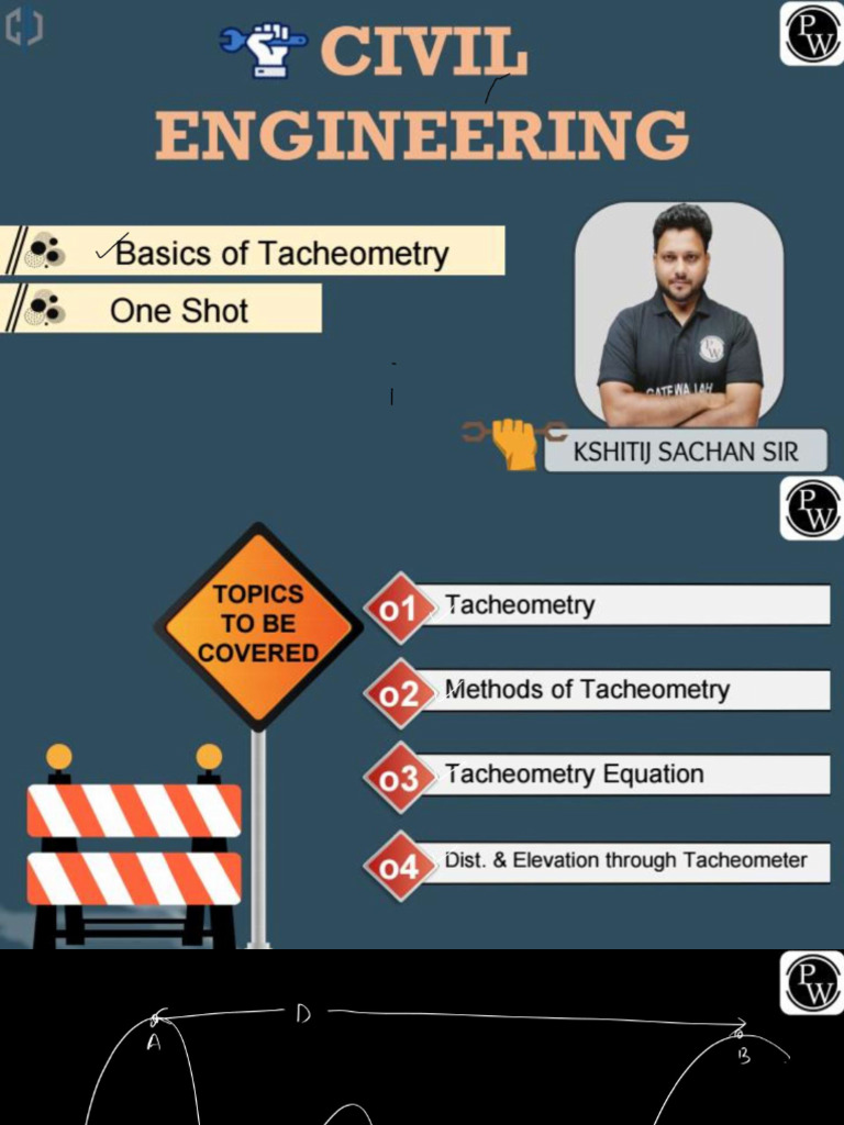 Basics of Tacheometry - Class Notes | PDF