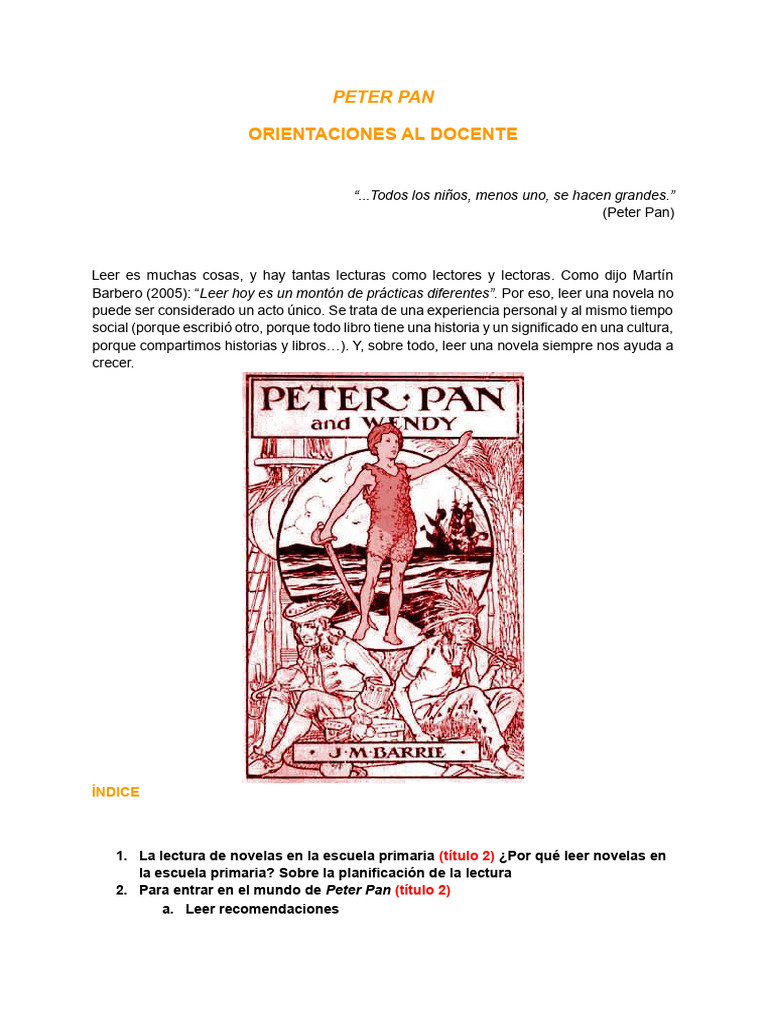 Peter Pan | PDF | Peter Pan | Neverland