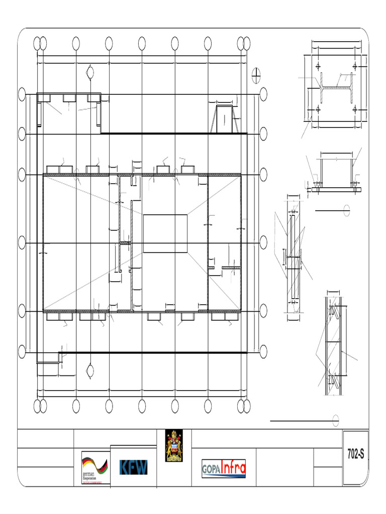 Struct 701A Single Classroom & Admin-GROUND FLOOR | PDF | Building Engineering | Building Materials