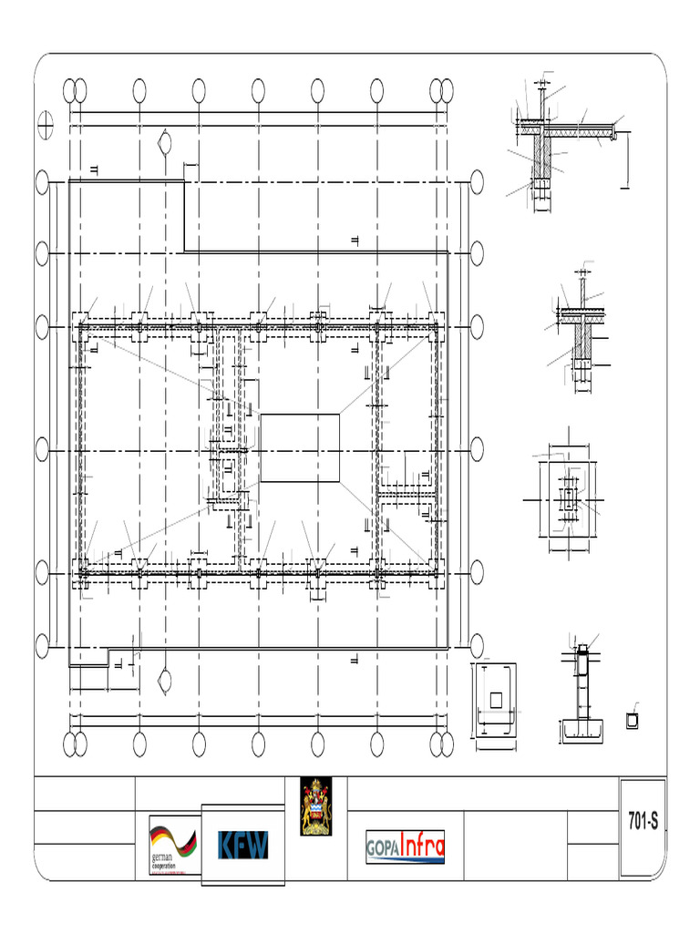 Struct 701A Single Classroom & Admin-FOUNDATION | PDF | Materials | Building Materials