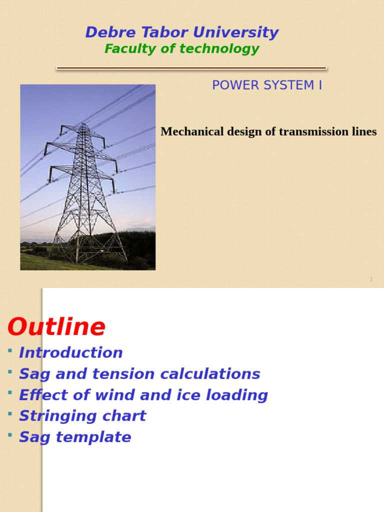 Chapter 3 (Mechanical Design of TX) | PDF | Insulator (Electricity ...