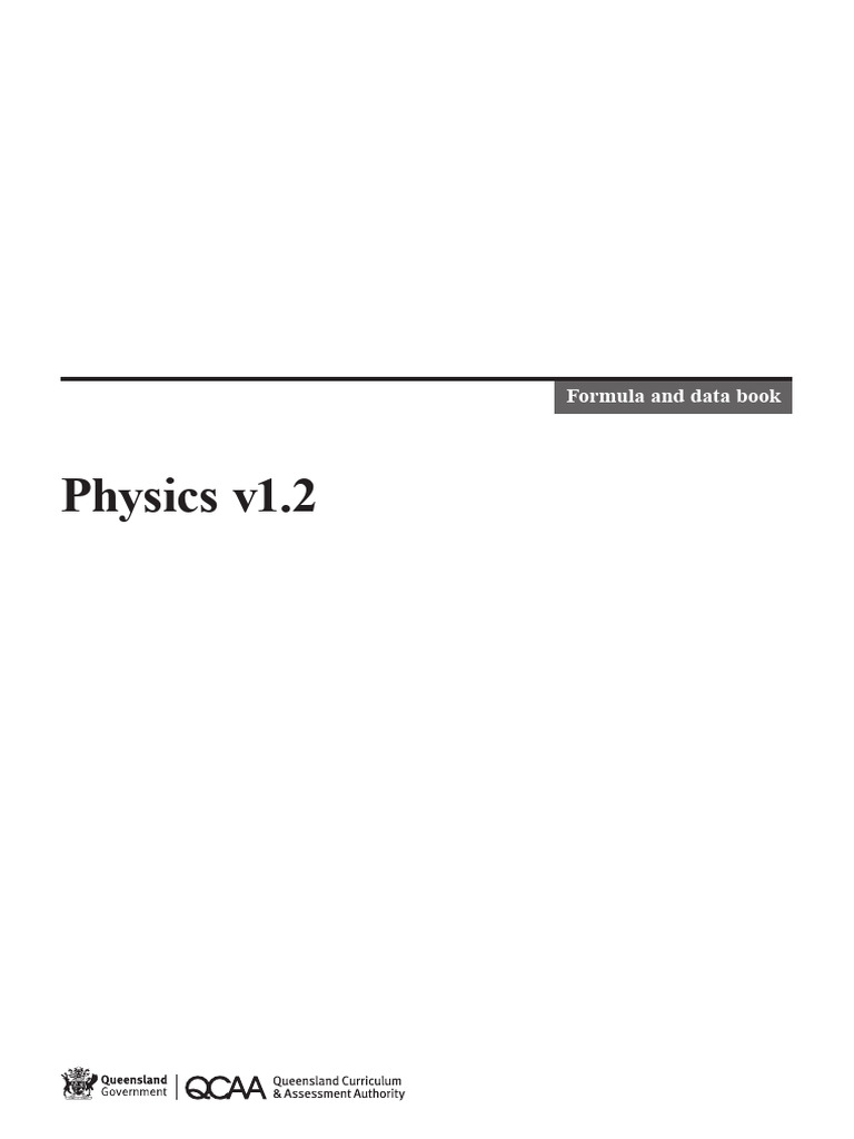 SNR Physics 21 Formula Data Book | PDF | Electron | Mass