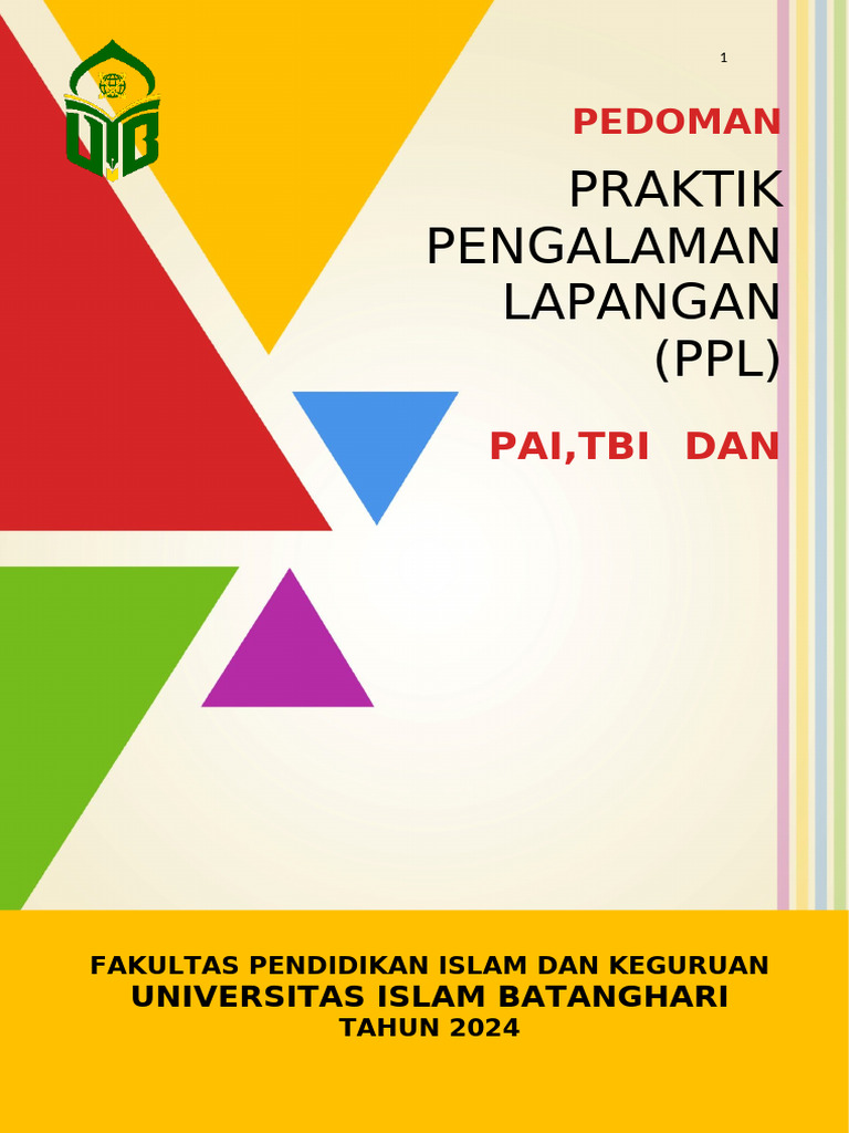 BUKU - PEDOMAN - PPL THN 2024 | PDF