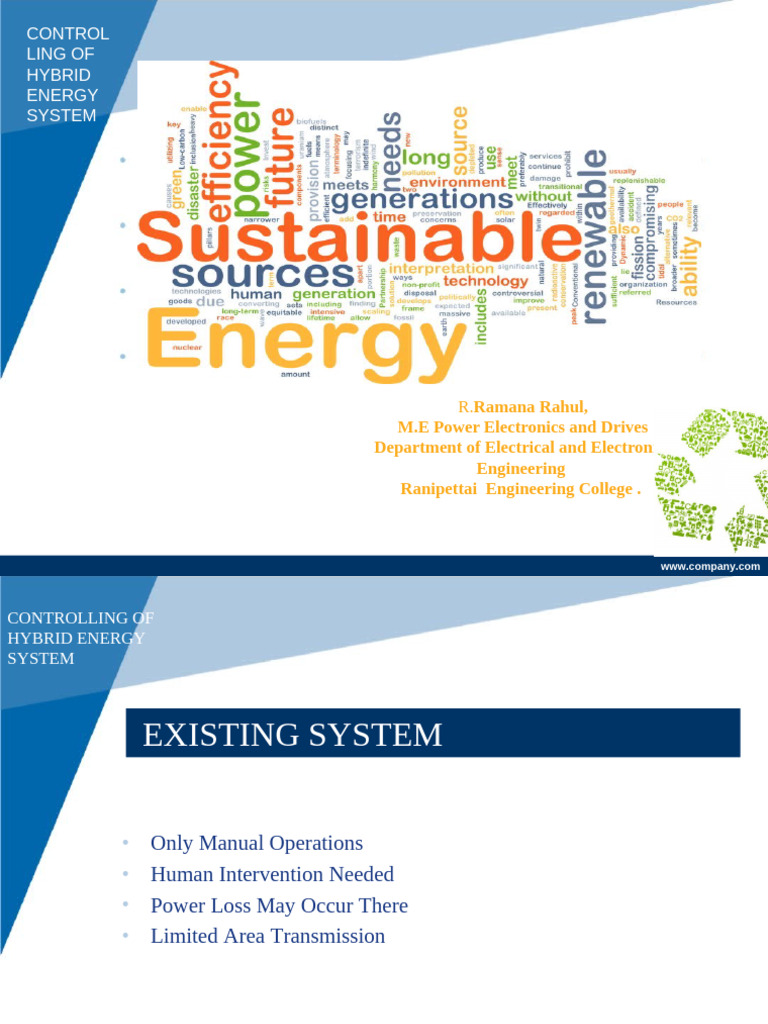 Controlling Of Hybrid Energy System Pdf Power Electronics Direct Current