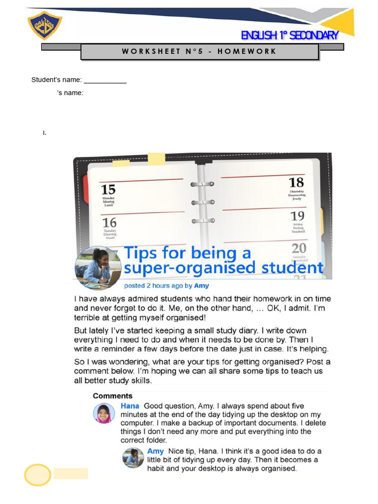 FICHA_N_5_-_TAREA_DOMICILIARIA_-_1_SEC (1) | PDF