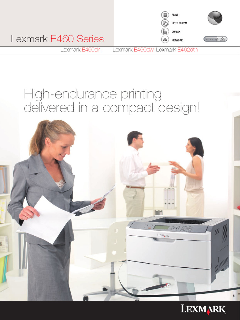 E460_brochure (1) | PDF | Printer (Computing) | Windows Server 2003