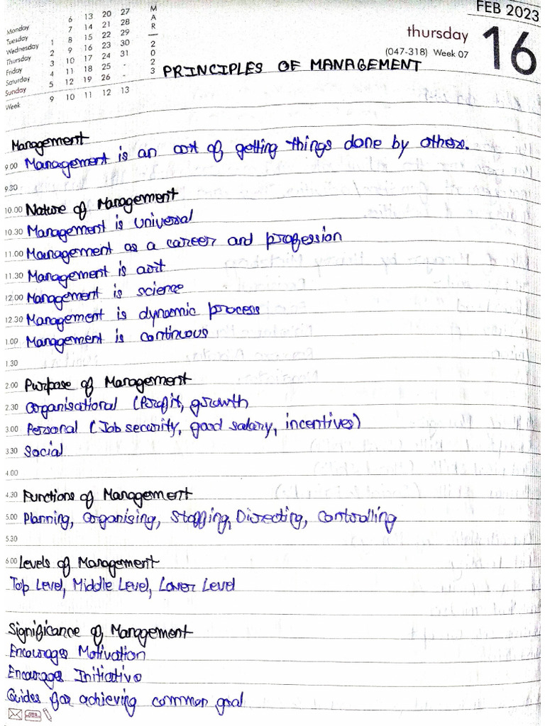 Principles of Management | PDF