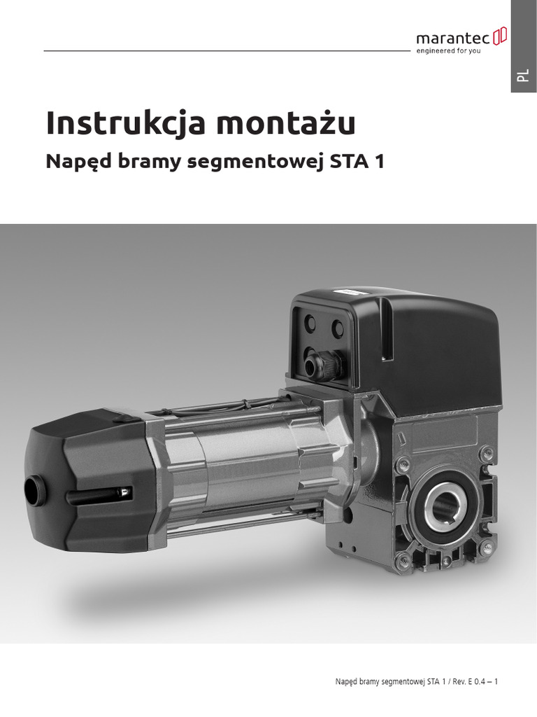 Marantec STA Instrukcja | PDF