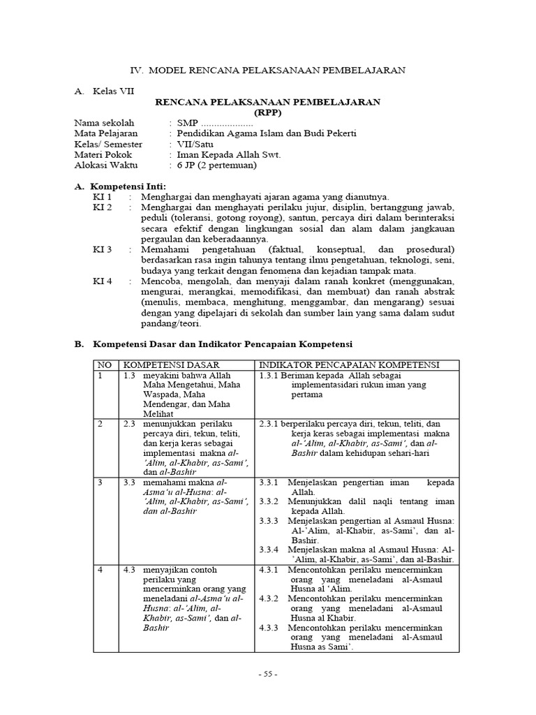 RPP PAI Paket B - Removed | PDF | Filsafat | Kajian Bahasa Asing