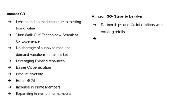 Group 3- Amazon Go & Elements | PDF
