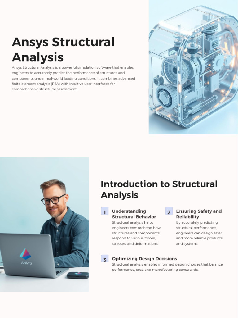 Ansys Structural Analysis PDF | PDF | Finite Element Method | Structural Analysis