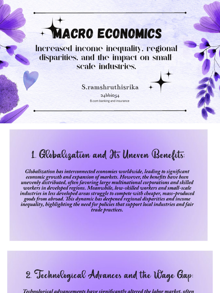 Increased Income Inequality, Regional Disparities, and The Impact On ...