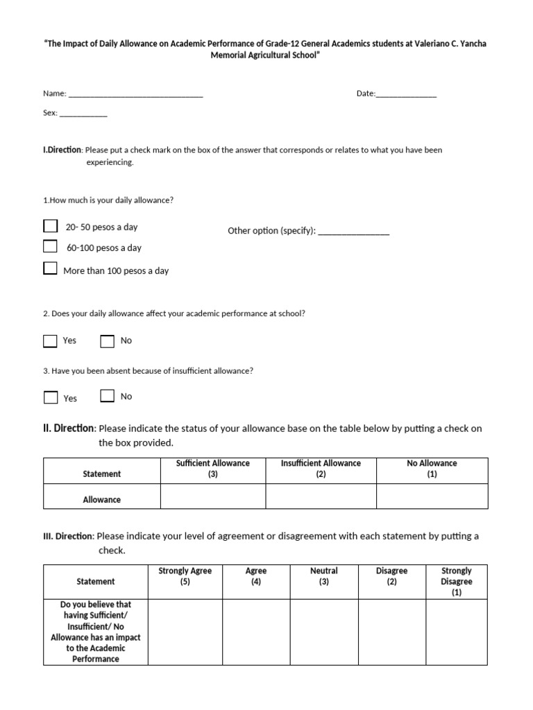 Survey Questionnaire-Pr2 | PDF
