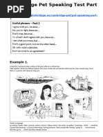 KET Speaking Picture Cards | PDF