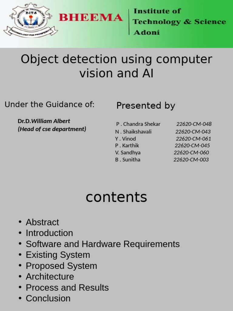 team10 | PDF | Artificial Neural Network | Computer Vision