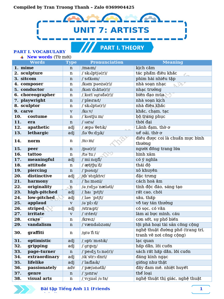 Unit 7 - Friends Global 11 (HS) | PDF