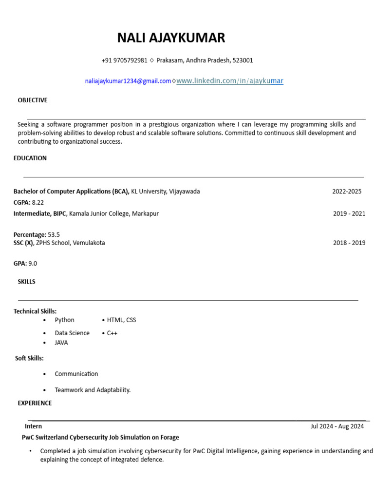 Ajaykumar 1 | PDF | Computer Security | Security
