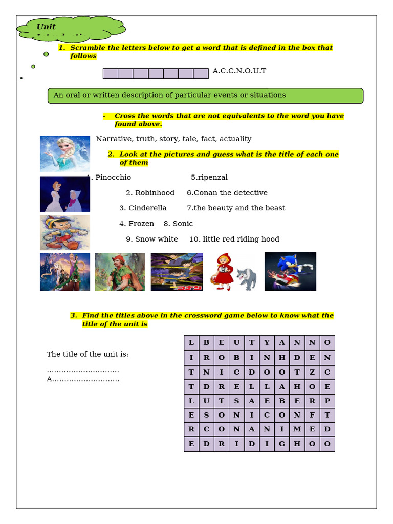 1.listening and Speaking | PDF | Cinderella | Fairies